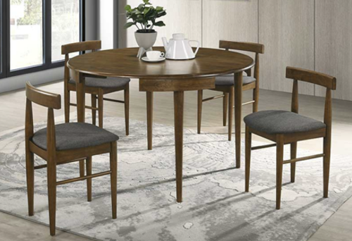 Matrix Round Table with 4 Chairs set – SK Furniture